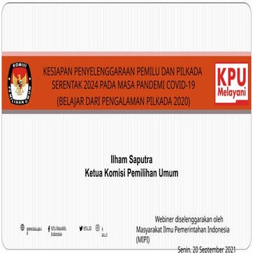 MATERI KETUA KPU RI TENTANG PEMILU DAN PEMILIHAN SERENTAK.pptx