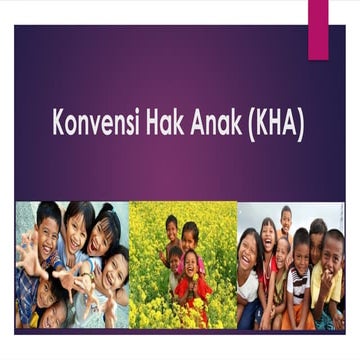 Materi Konvensi Hak Anak yang harus diketahui | PPTX