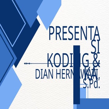 MATERI KODING & KA.pptx ................ | PPTX