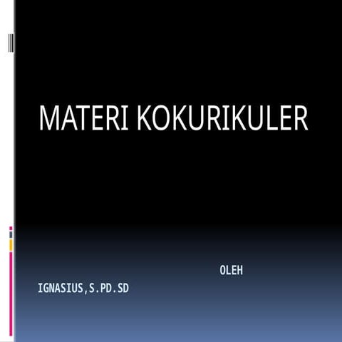 Rancangan Kegiatan Kokurikuler SMP N 1 Karanggede | PPTX