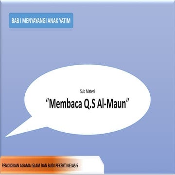 PPT Pembelajaran Tentang Teladan Mulia Asmaul Husna Bab 2 Untuk Kelas 4 ...