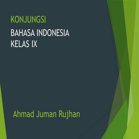 materi pelajaran konjungsi untuk kelas 9 SMP.pptx