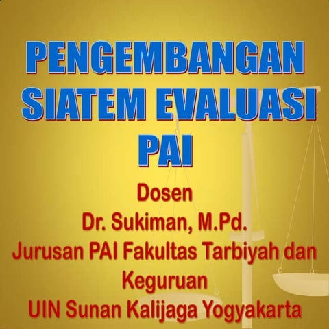 Materi kuliah evaluasi 2013 (bagian 5) | PPTX