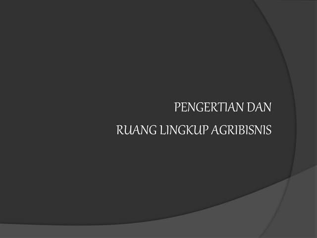 1 a. agribisnis perikanan | PPTX