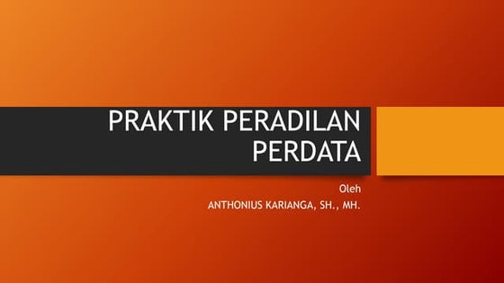 Analisis Putusan praperadilan kasus budi gunawan oleh hakim sarpin ...