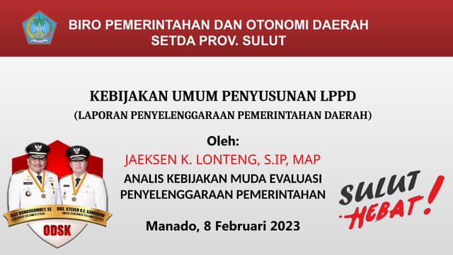 LKPJ Berdasarkan PP No 3 Tahun 2007 | PPTX