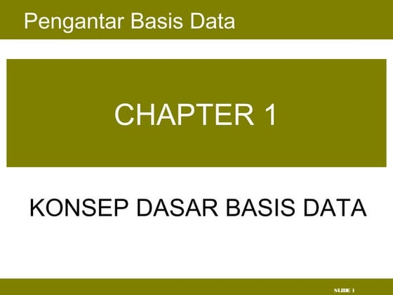 Chapter 2 lingkungan basis data | PPT