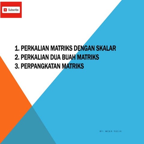 Materi matriks 3 | PPT