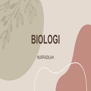 Materi ppt biologi untuk kelas 10 sma ok | PPTX