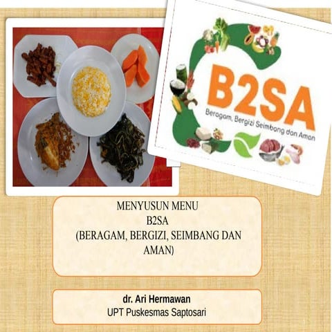 Materi menu b2sa untuk Kesehatan di Rumah Tangga | PPTX