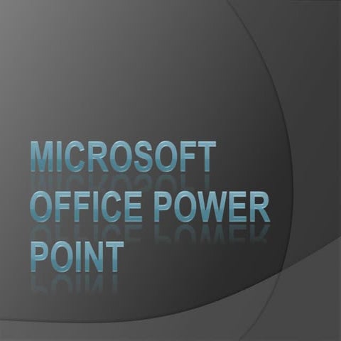 Materi microsoft office power point | PPT