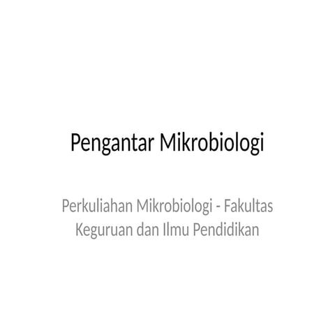 Materi_Mikrobiologi.pptxmmmmmmmmmmmmmmmmm | PPT