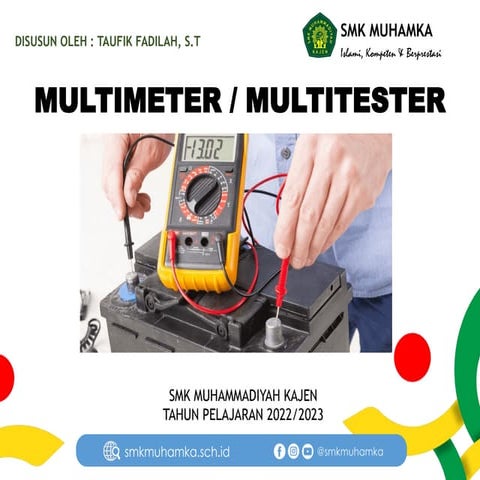 Materi Multitester atau Multimeter atau Avometer.pptx
