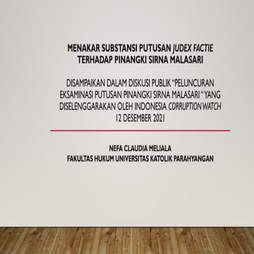 Materi Nefa Claudia Meliala - Eksaminasi Putusan Pinangki Sirna Malasari.pptx
