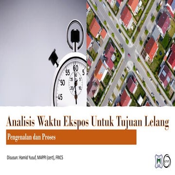 Materi Analisis waktu ekspos dalam perhitungan Nilai Likuidasi | PDF