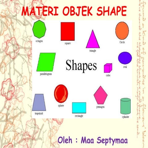 Materi objek shape 1 | PPT
