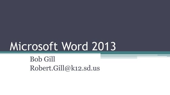 Formatting features in microsoft word | PPT