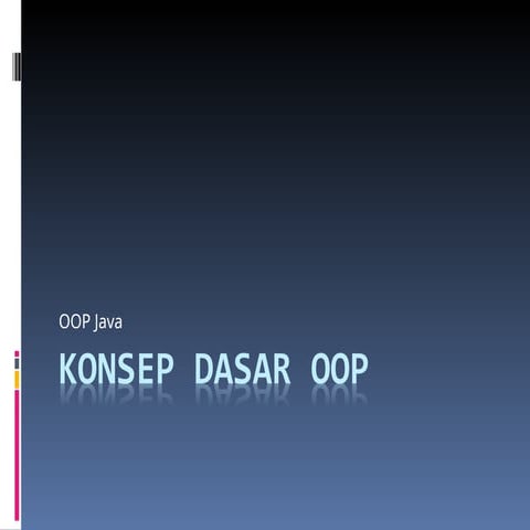 Materi Object Oriented Programming In Javappt