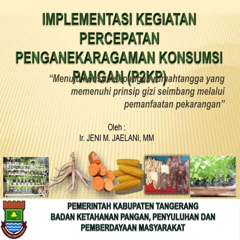 P2KP Kabupaten Tangerang | PPTX