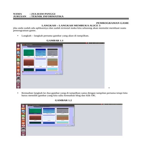 Materi pemrograman game | PDF