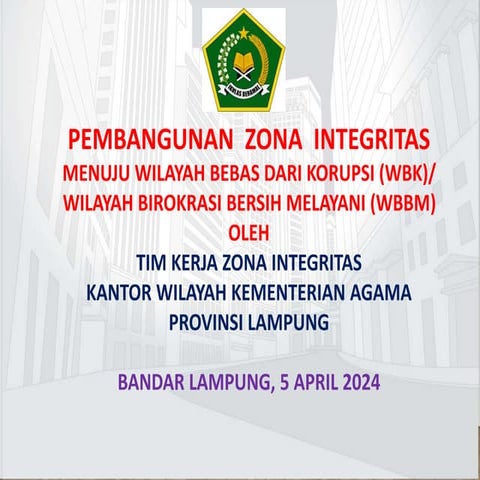 MATERI PENDAMPINGAN Zona Integritas.pptx
