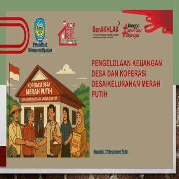 materi pengelolaan koperasi desa dan kelaurahan merah putih | PPTX