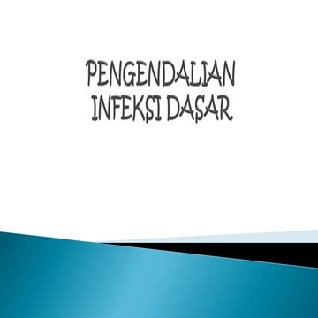 materi pengendalian pencegahan infeksi di rumah sakit | PDF