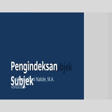 Power Point sesi pertama Materi Pengindeksan Subjek.pptx