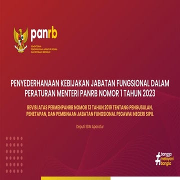 MATERI PERMENPAN 1 TH 2023 TTG JABATAN FUNGSIONAL.pdf