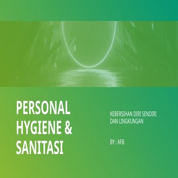 Presentations of Personal Hygiene Topics | PPTX
