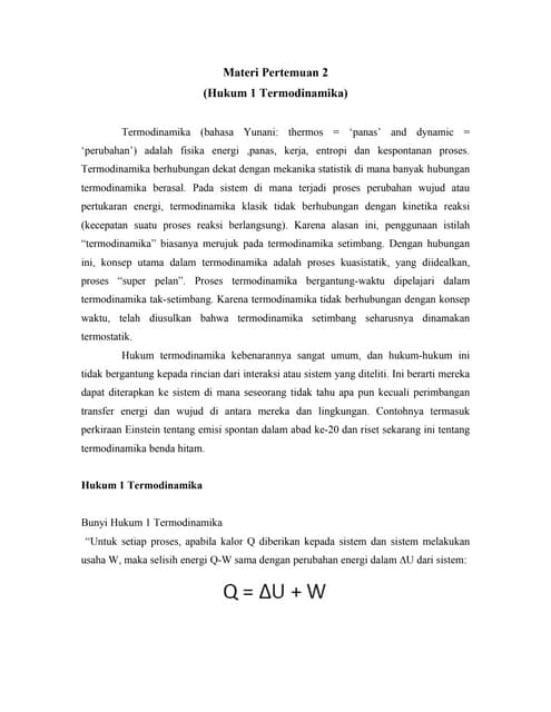 Ppt kalor dan termodinamika | PPTX
