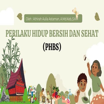 MATERI PPT PERILAKU HIDUP BERSIH DAN SEHAT | PPTX