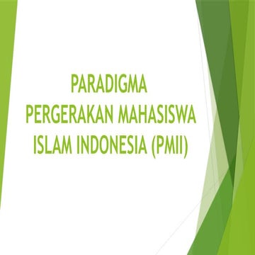 MATERI PMII YANG DISAMPIKAN DALM FORUM PKD PMPII KOMISARIAT SUNAN KUDUS ...