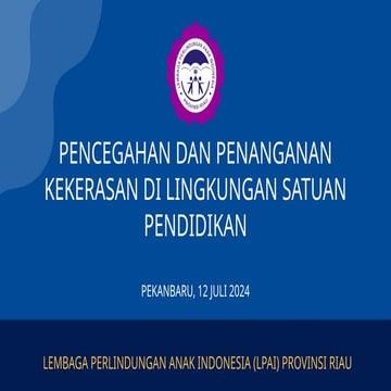 Materi PPKSP anti perundungan untuk siswa dan guru | PPSX