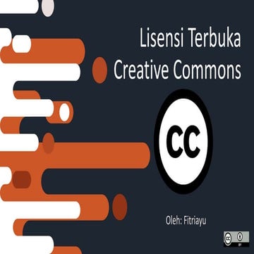 Lisensi Terbuka Creative Common | PDF