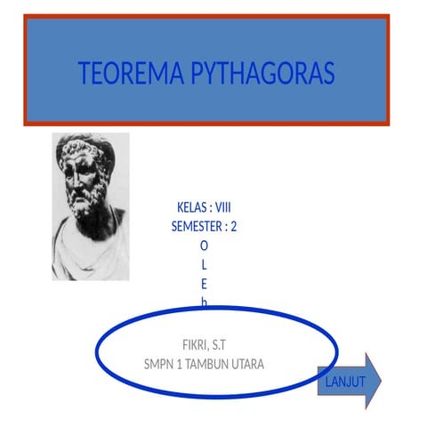 materi pythagoras dalam bentuk slide ppt | PPT