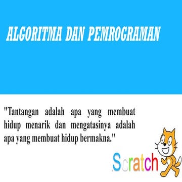Modul pelatihan coding scratch level 1 | PDF