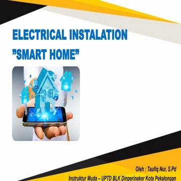 Materi Smart Home system untuk rumah tangga | PPTX