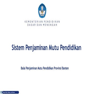 01. Siklus Penjaminan Mutu di Satuan Pendidikan (SPMI).pptx