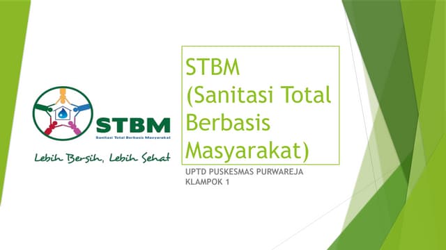 PENGANTAR 5 PILAR STBM PENYULUHAN KADER STBM | PPT