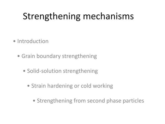GRAIN BOUNDARY STRENGTHENING POSTER | PPTX