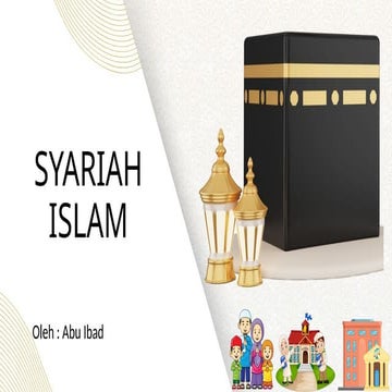 Syariah ISlam problem solving dalam kehidupan | PPTX
