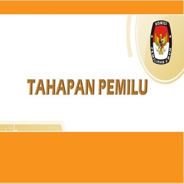 MATERI TAHAPAN PEMILU (1).ppt serentak 2024 | PPT