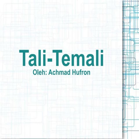 Materi tali temali Hufron.ppt