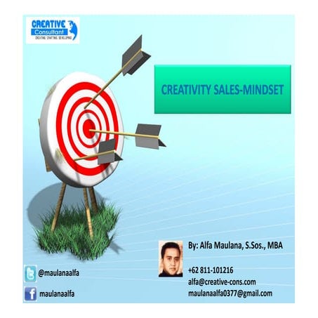 Creativity Sales MINDSET | PDF