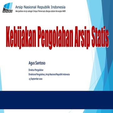 Penyusunan daftar arsip | PPTX