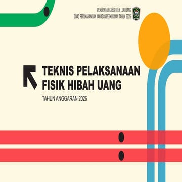 Teknis Pelaksanaan Fisik Hibah Uang Pemerintah Kabupaten Lumajang Tahun ...