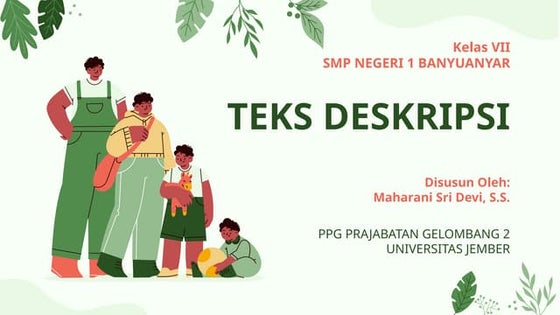 materi Descriptive Text ppt download for free | PPTX