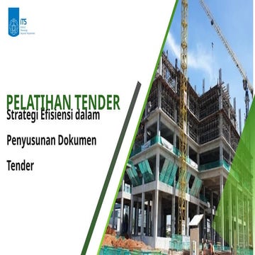 Materi materi yang dibutuhkan untuk tender | PPTX