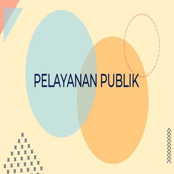 Pelayanan publik | PPTX
